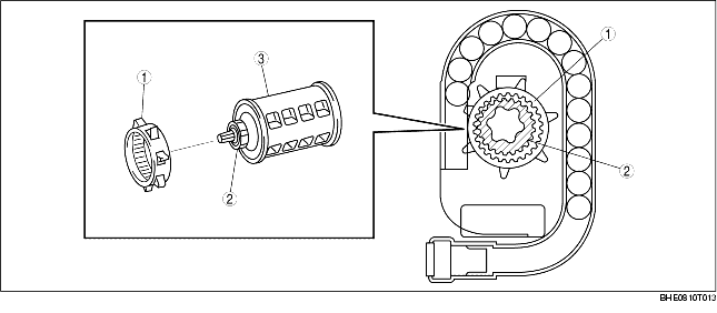 PRE-TENSIONER SEAT BELT CONSTRUCTION/OPERATION