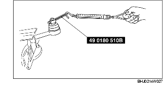 TOE CONTROL LINK INSPECTION