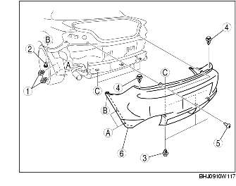 REAR BUMPER REMOVAL/INSTALLATION