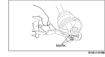 REAR DRIVE SHAFT DISASSEMBLY/ASSEMBLY