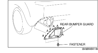 REAR BUMPER REMOVAL/INSTALLATION
