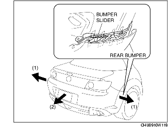 REAR BUMPER REMOVAL/INSTALLATION